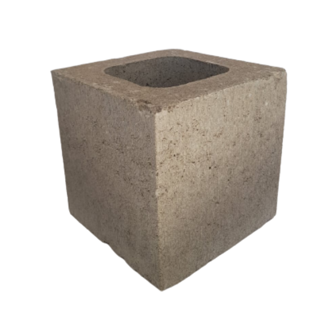 Meio bloco 19x19x19 - Laje Caxias, Blocos de Concreto, Canaletas de ...